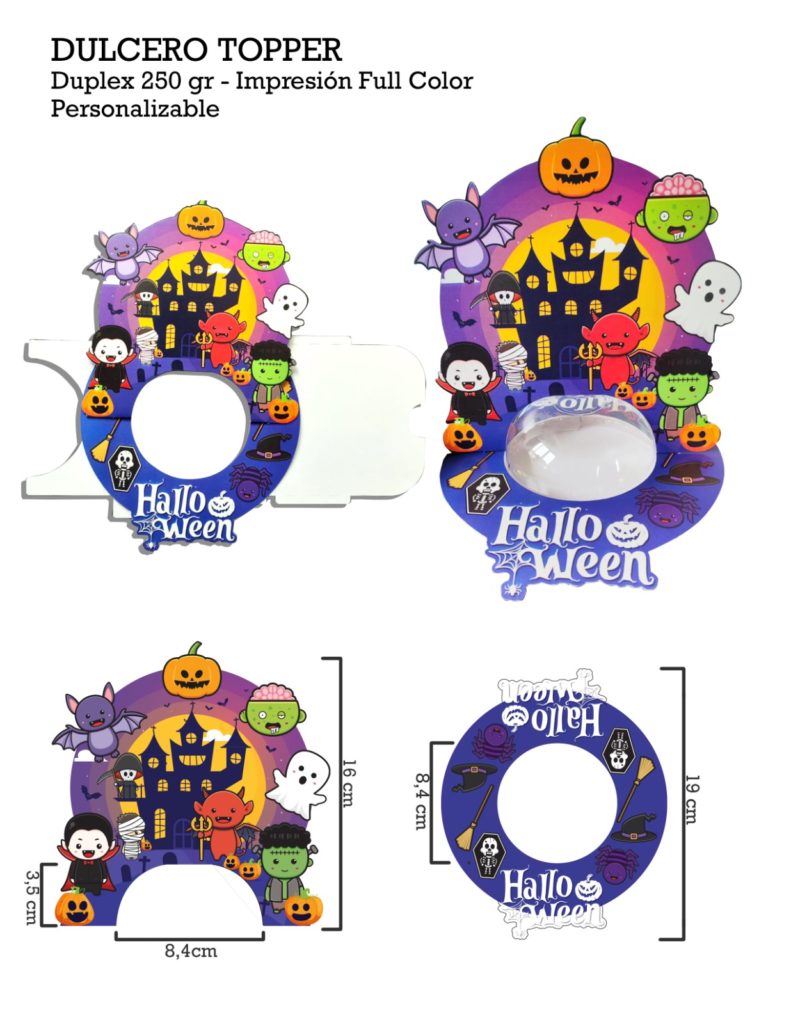 Dulcero Topper | 12 u | 50 u - Wonderlandboxes