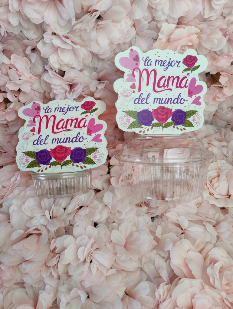Día de la Madre Bowl+Topper 240ml | 12 u - Wonderlandboxes